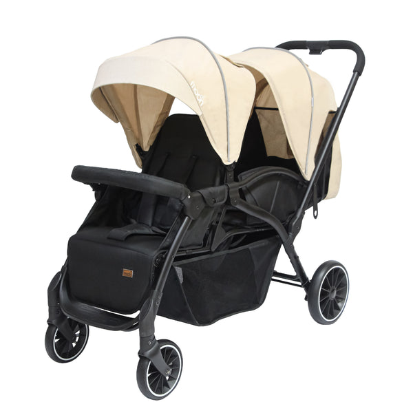 The Moon Brand Dois Twin Stroller – EasyFold Tandem Baby Trolley ...